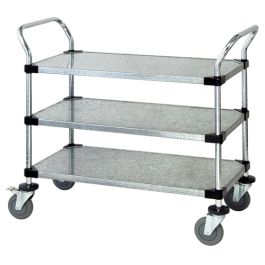 24" Deep x 30" Wide x 39" High 3 Tier Heavy Duty Solid Galvanized ...