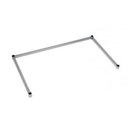 24" Deep x 48" Wide 3 Sided Chrome Frames by Omega Products Corporation