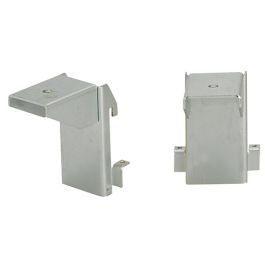 Pair of Chrome Wall Mount Retrofit Brackets for EZ Wall Organizer by ...