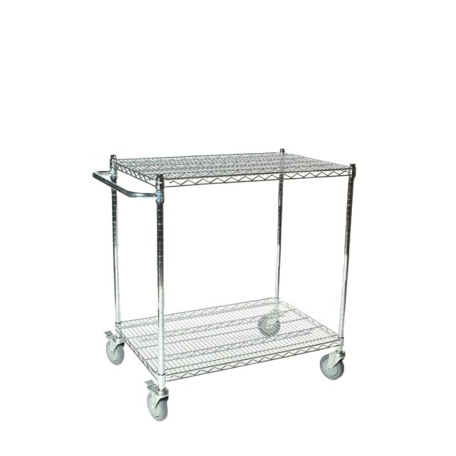 18" Deep x 24" Wide x 39" High 2 Tier Heavy Duty Solid Galvanized ...
