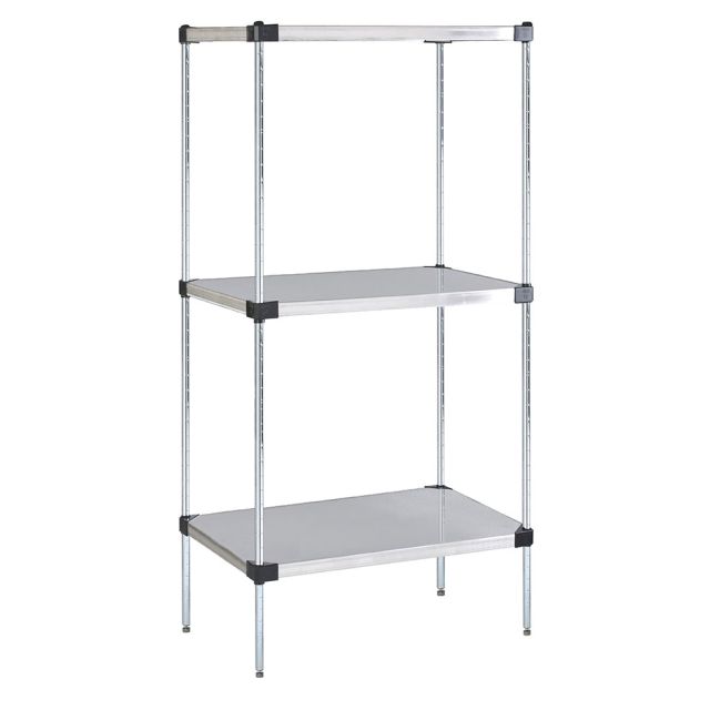 21" Deep x 48" Wide x 96" High 3 Tier Stainless Steel Wire Add-On ...