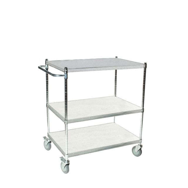 18" Deep x 60" Wide x 39" High 3 Tier Heavy Duty Stainless Steel Solid ...