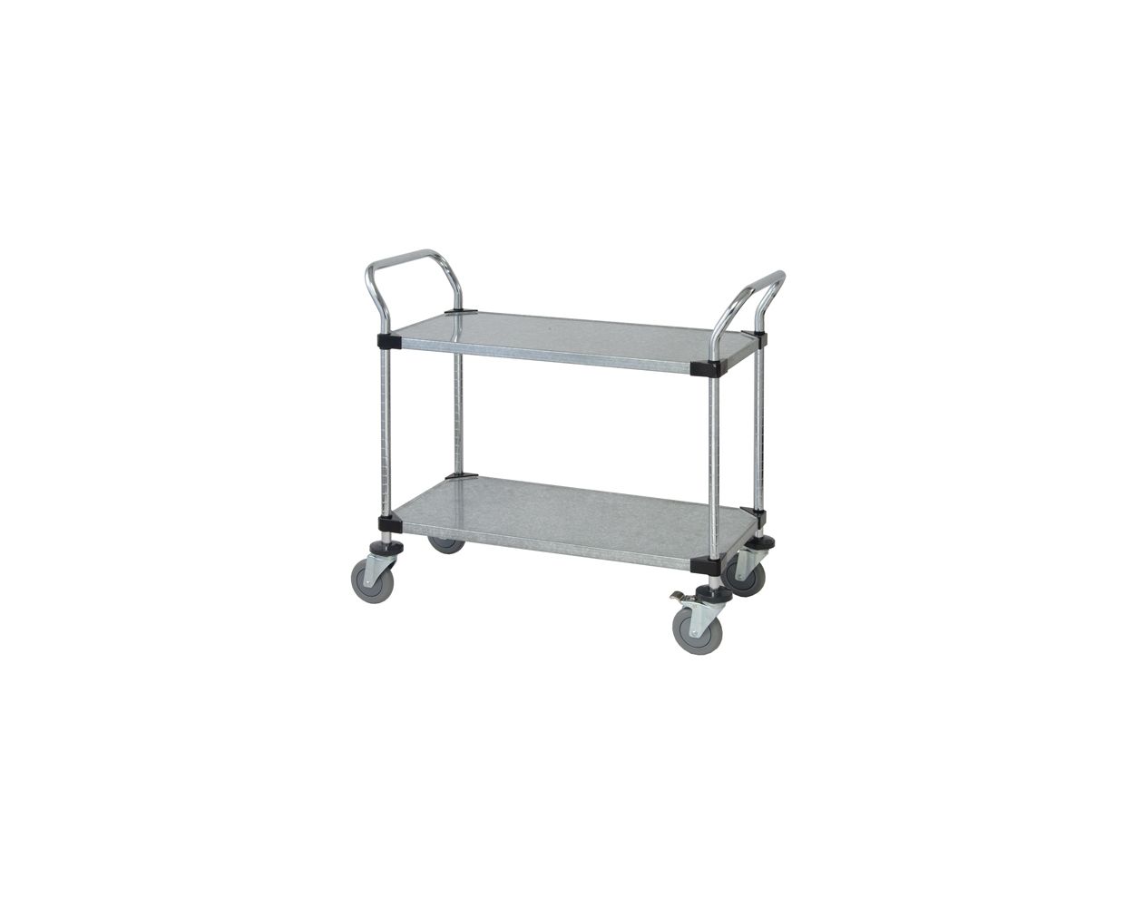 18" Deep x 24" Wide x 39" High 2 Tier Heavy Duty Solid Galvanized ...