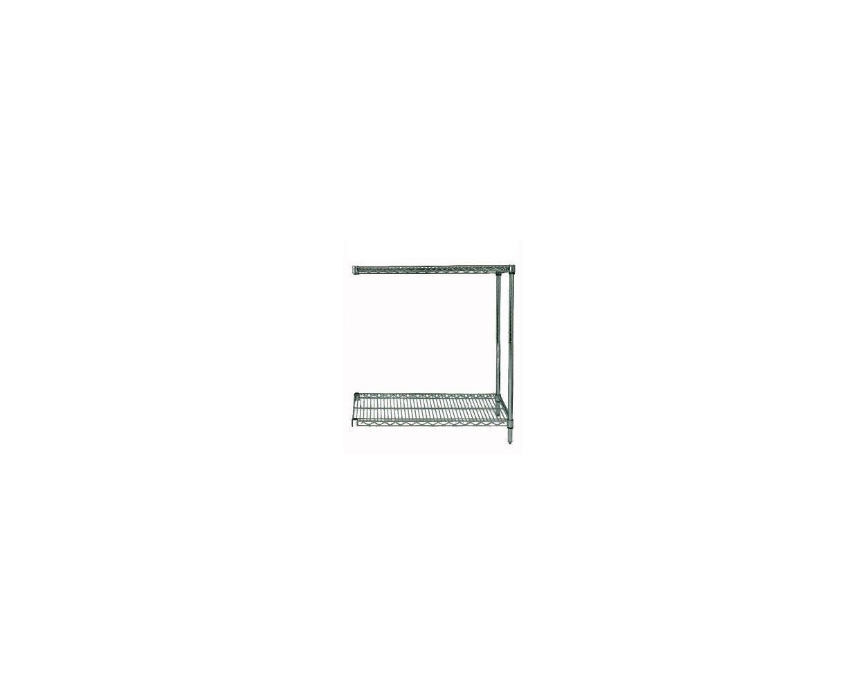 18" Deep x 48" Wide x 36" High 2 Tier Freezer Add-On Shelving Unit by ...