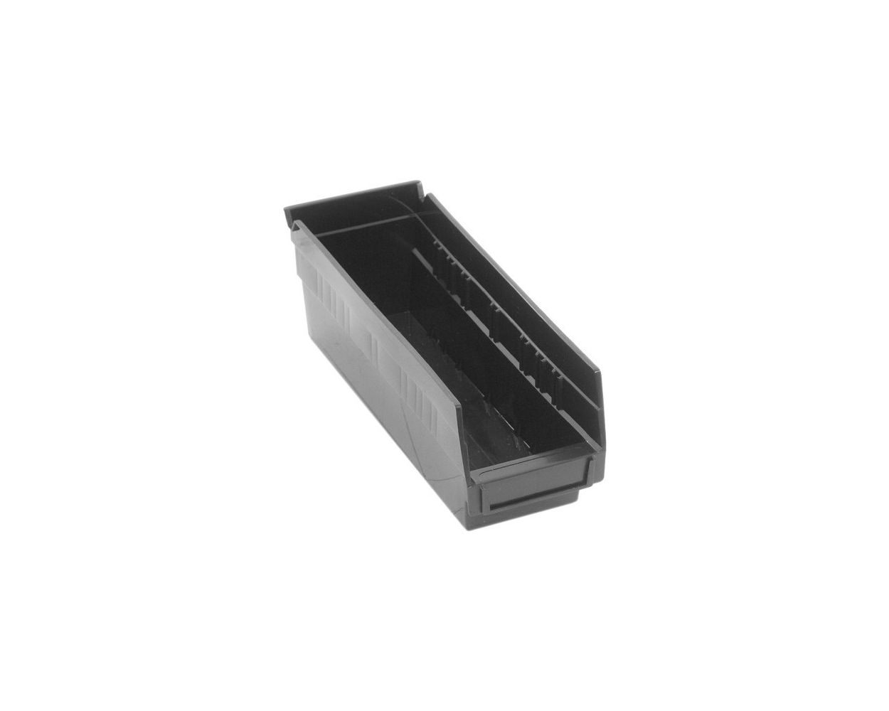 11 5 8 Deep X 8 3 8 Wide X 4 High Black Shelf Bin By Omega Products 11-5-8-deep-x-8-3-8-wide-x-4-high-black-shelf-bin-by-omega-products