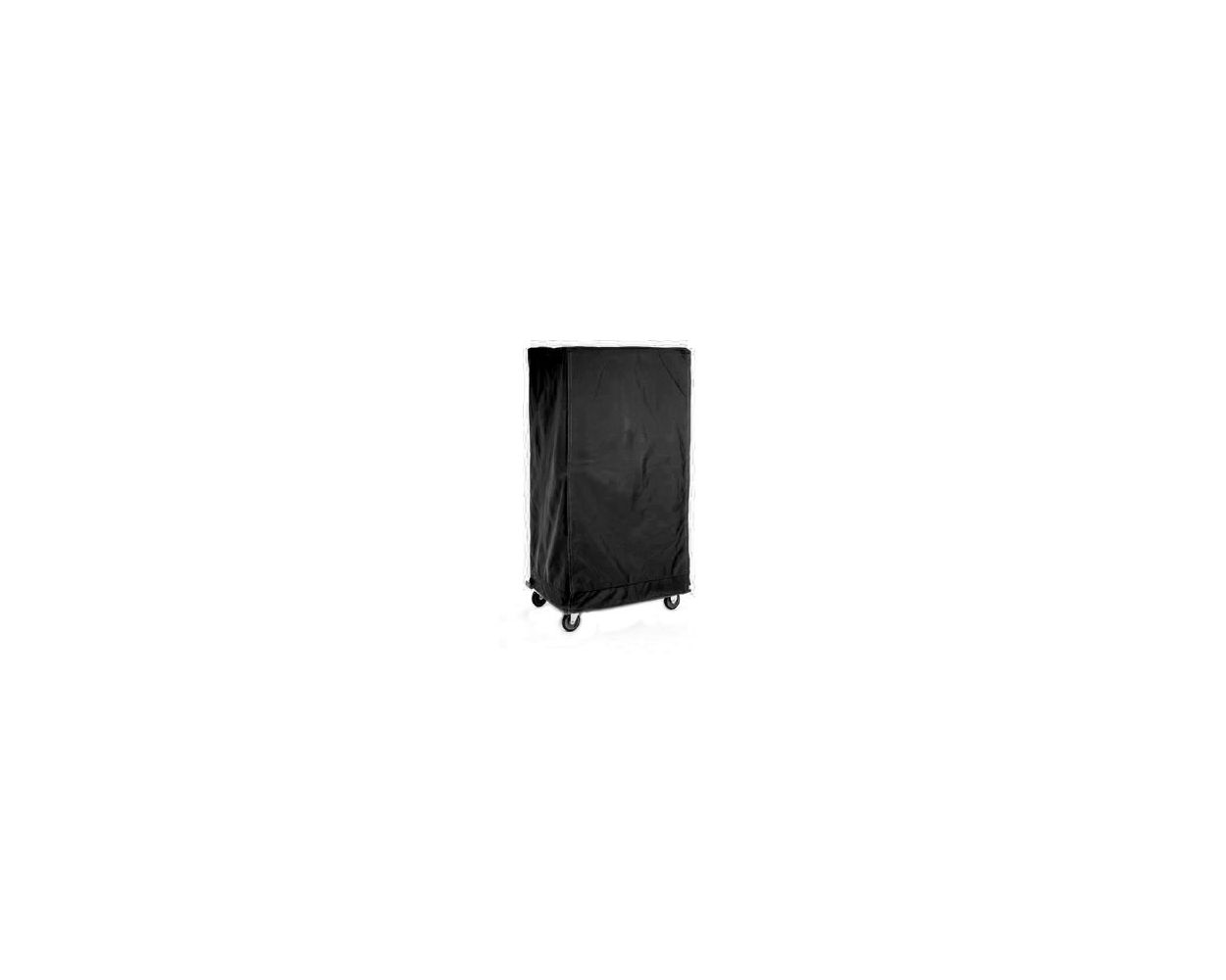 14" Deep x 42" Wide x 74" High Black Economy Velcro Cart Cover by Omega ...