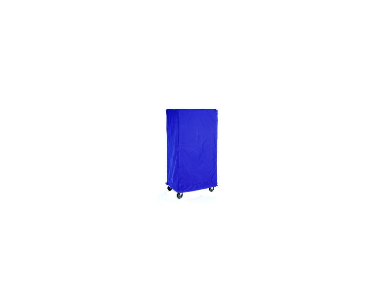 30" Deep x 48" Wide x 96" High Blue Economy Zipper Cart Cover by Omega ...