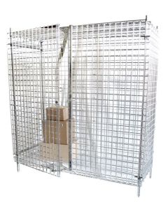 Stationary Wire Security Cages by Omega Products Corporation